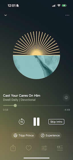 Dwell — Audio Bible App